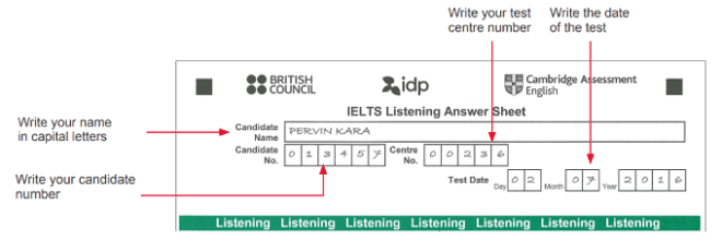 IELTS Answer Sheet (PDF) & Hướng dẫn bạn cách sử dụng