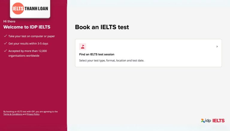 Hướng Dẫn đăng Ký Thi IELTS Online Và Offline, Tại BC Và IDP