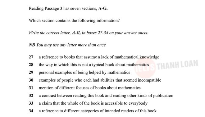 Cách Làm Matching Information Trọn điểm Trong IELTS Reading